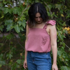 Chelsea Square Neck Top Sewing Pattern | Digital PDF Printable Patterns ...