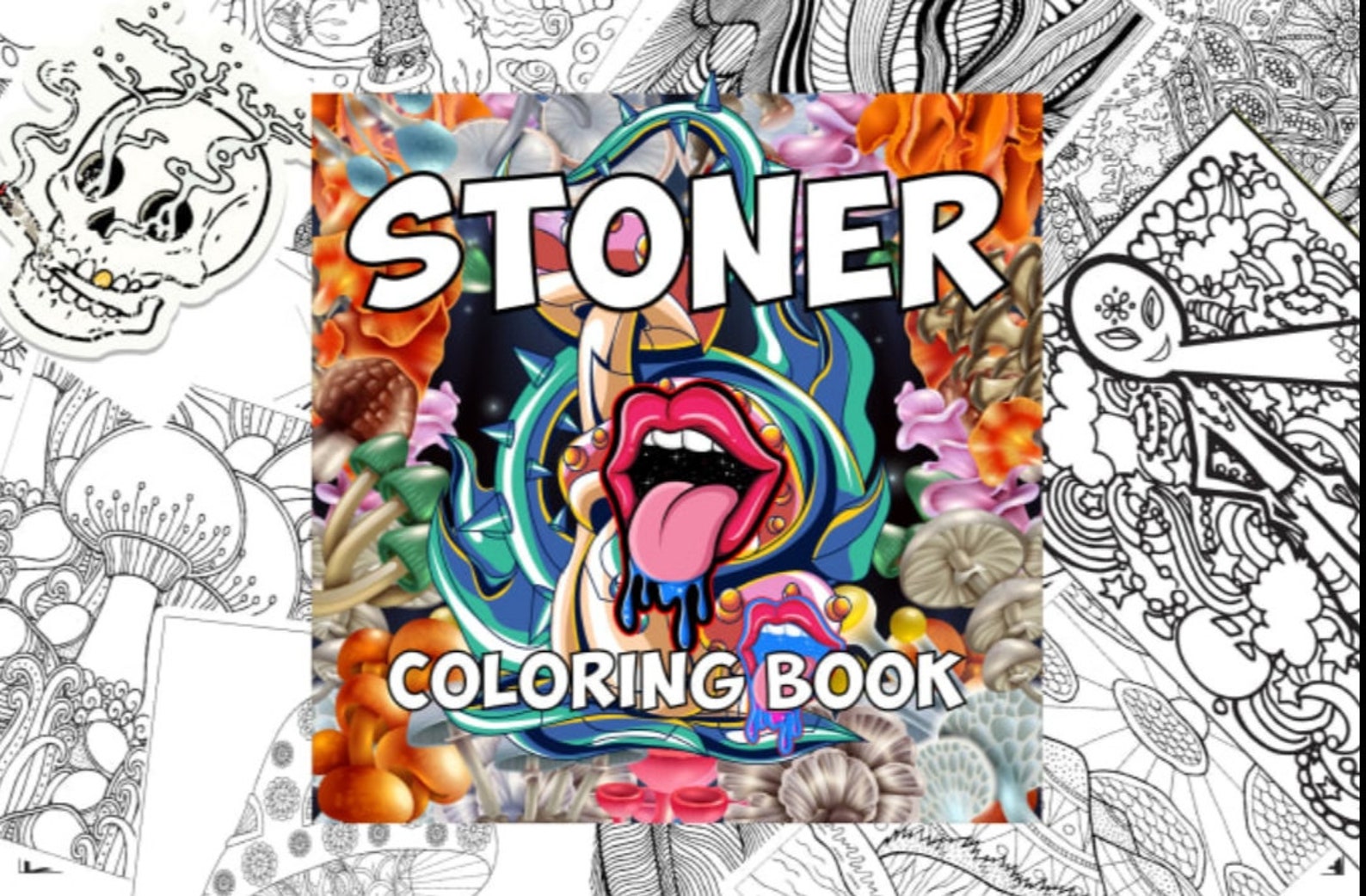 Stoner Coloring Book 30 Pages - Etsy