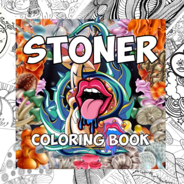 Stoner Coloring Book - Etsy