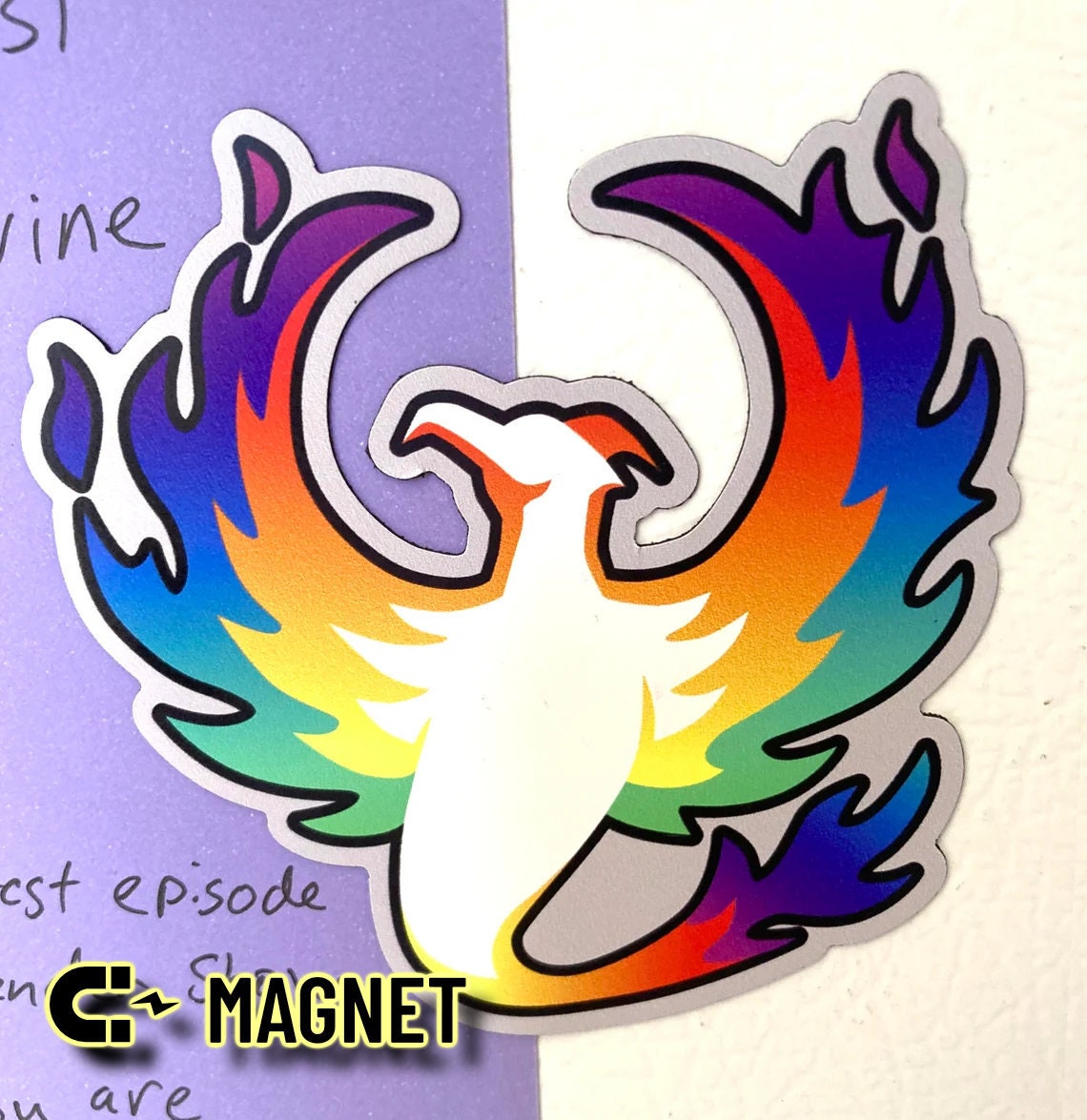 LGBT Phoenix Magnet - 3x3 - Etsy