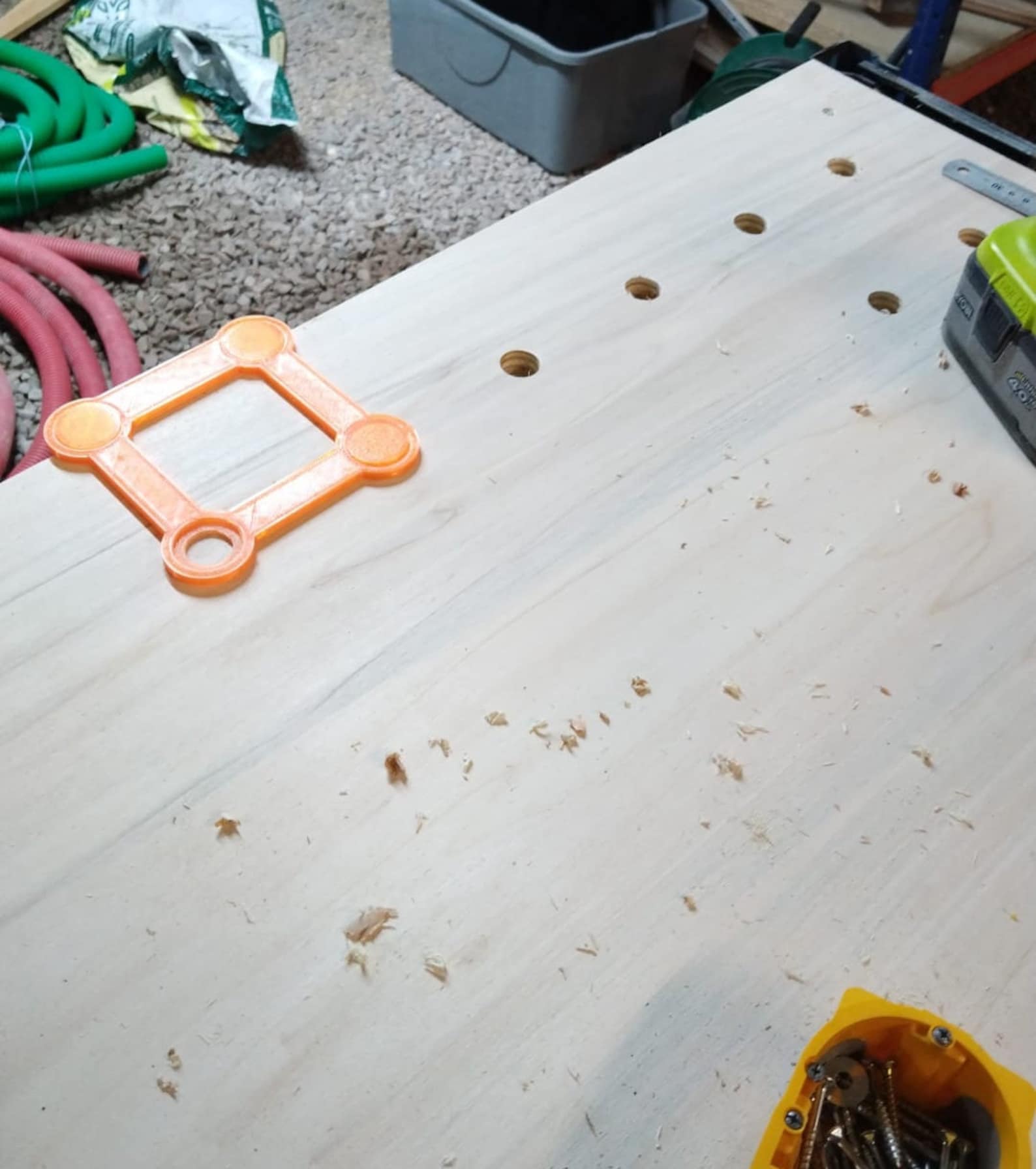 3D Printed MFT Drilling Jig Spacing 96mm Hole Diameter 20mm - Etsy