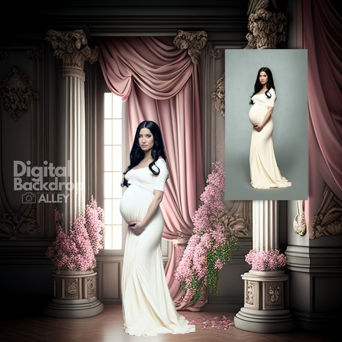 Maternity Digital Backgrounds, Pregnancy Digital Backdrops, Fine Art ...