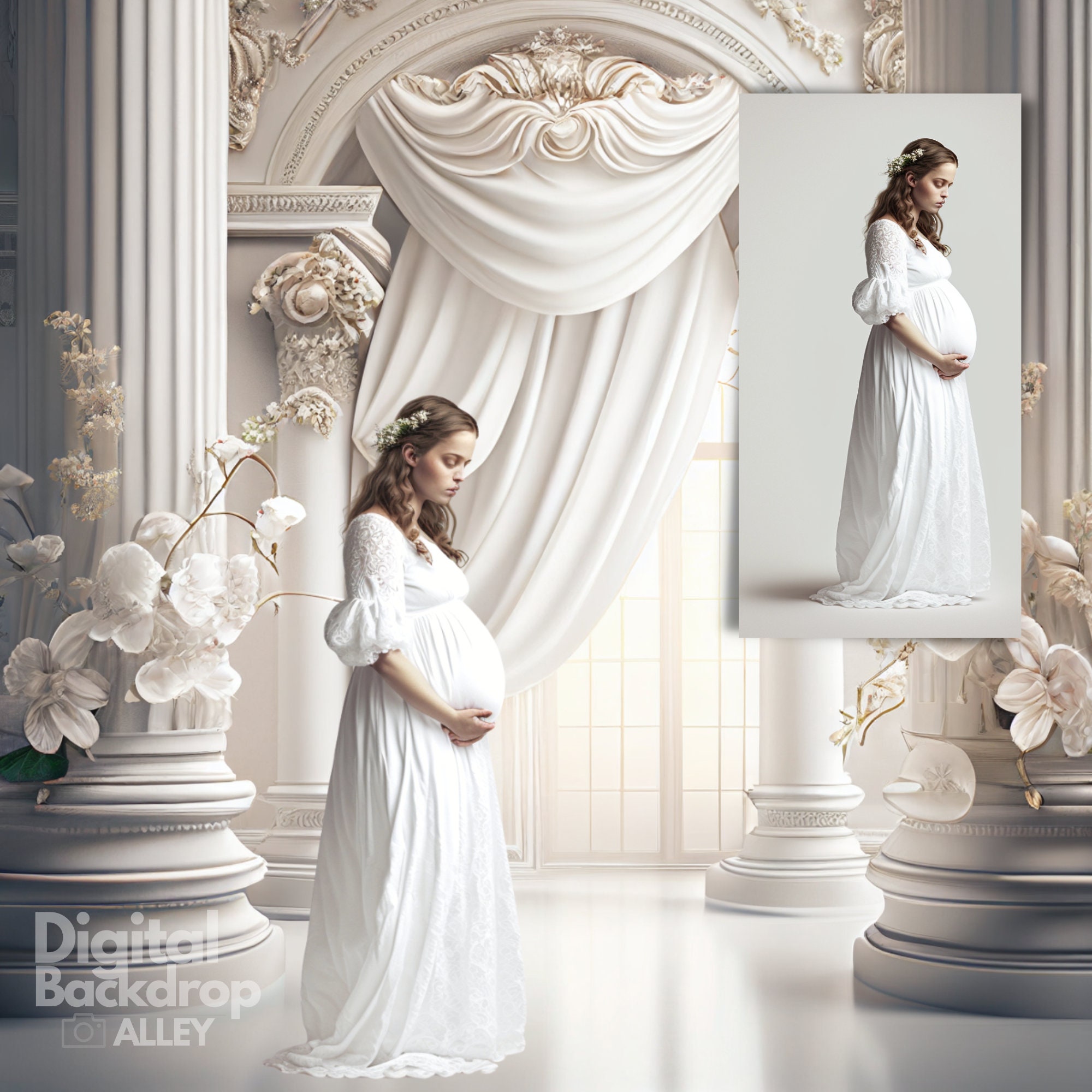 Maternity Digital Backgrounds, Pregnancy Digital Bacdrop, Fine Art ...