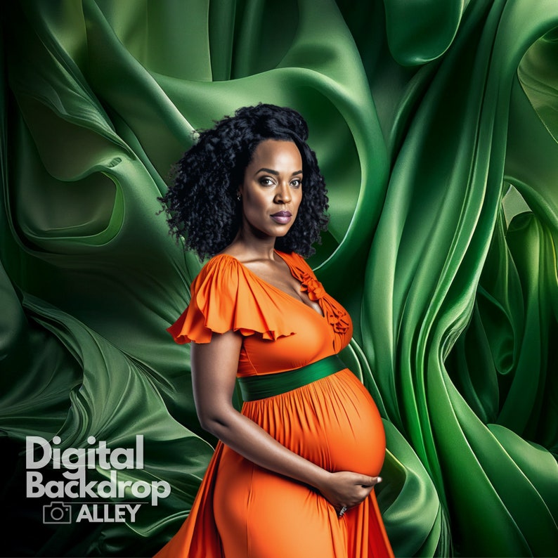 Maternity Digital Backgrounds, Pregnancy Digital Backdrops, Flowing ...