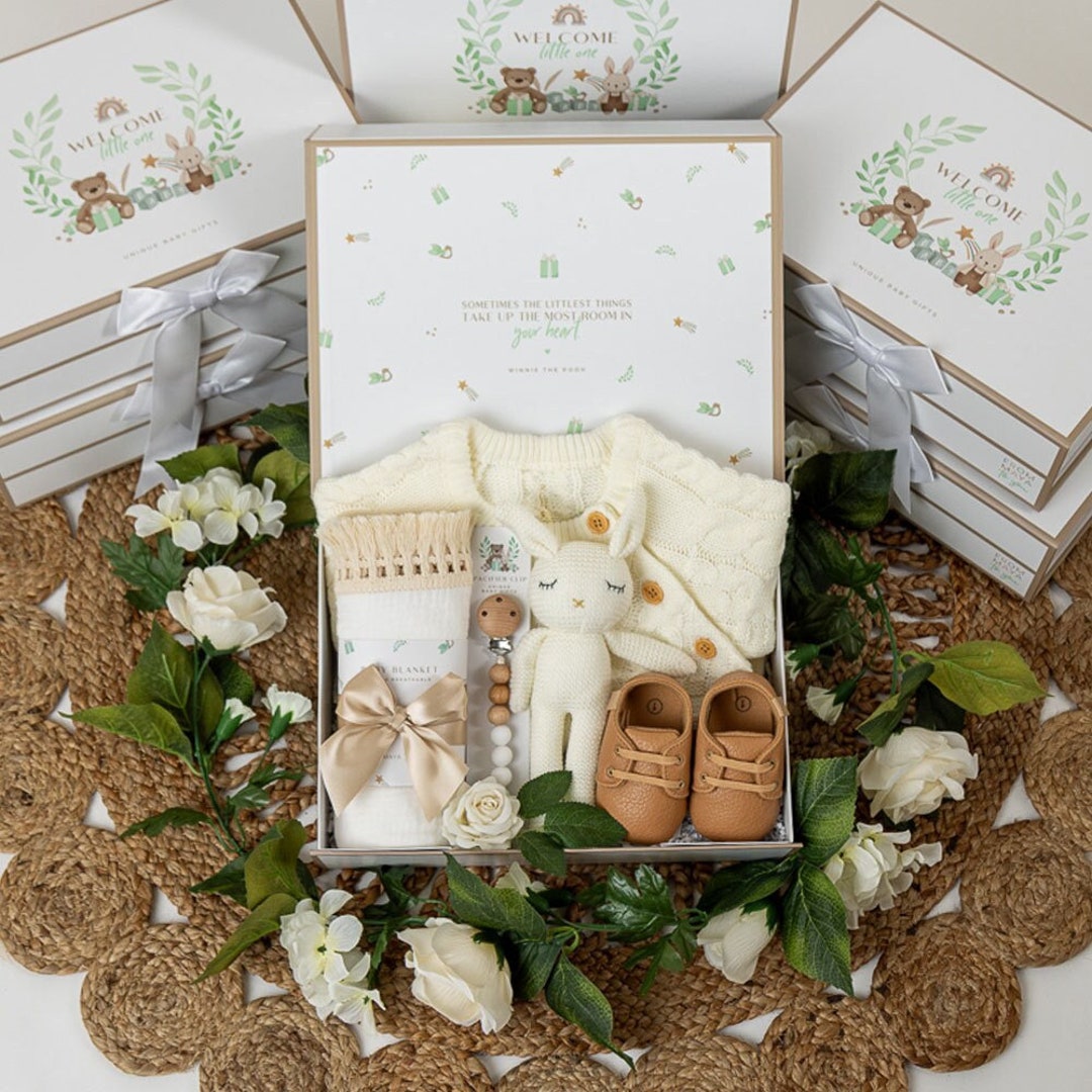Gift for Baby Neutral, BABY GIFT BOX, Unique Personalized Box for ...