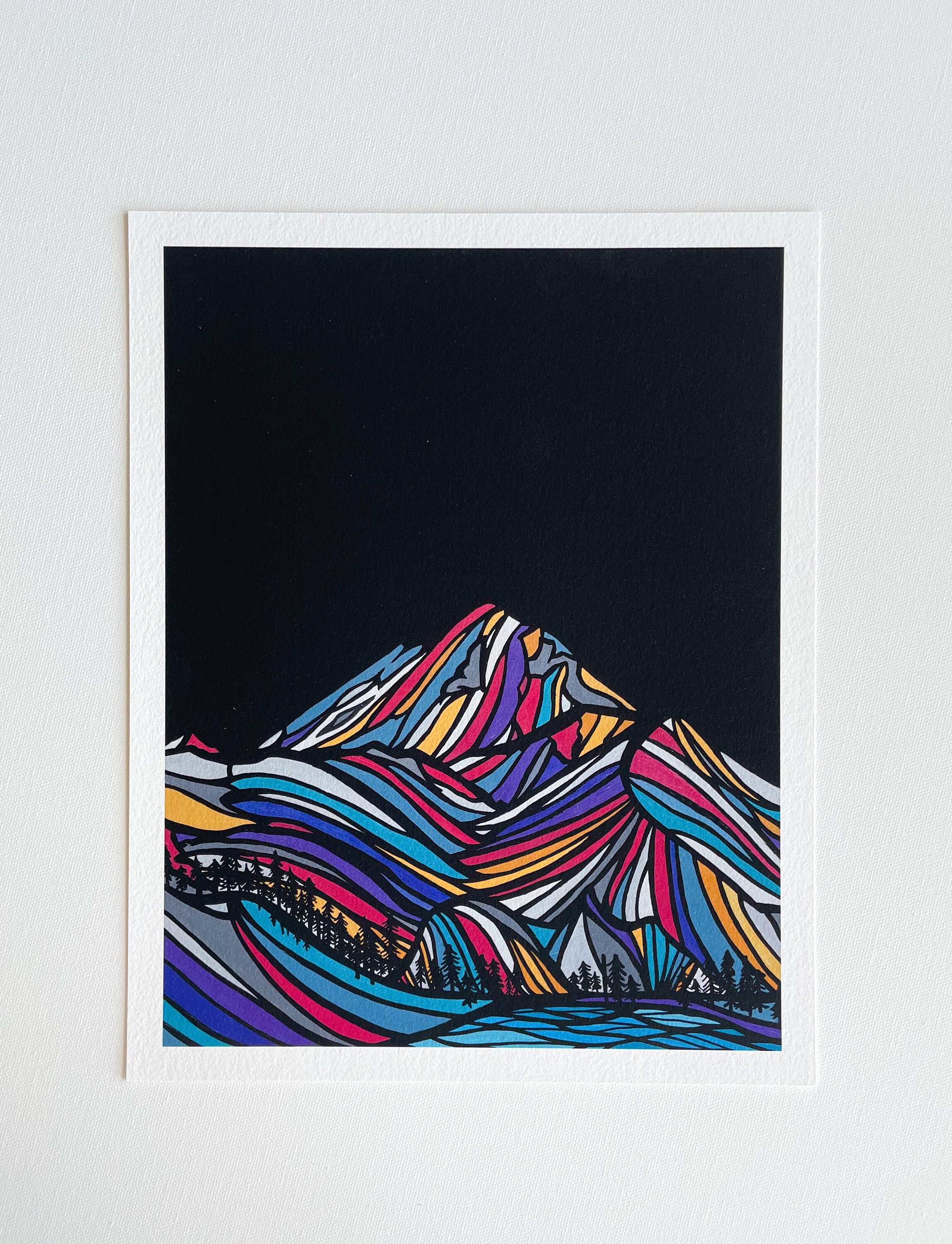 Mt. Baker Art Print | Etsy