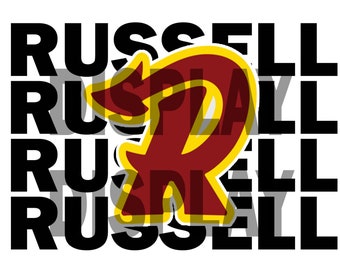 Russell Red Devils Png - Etsy