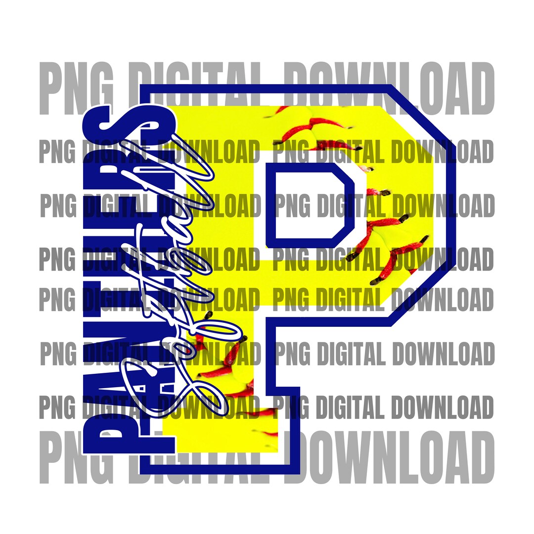 Panthers Softball PNG Softball Sublimation Design Sublimation PNG ...