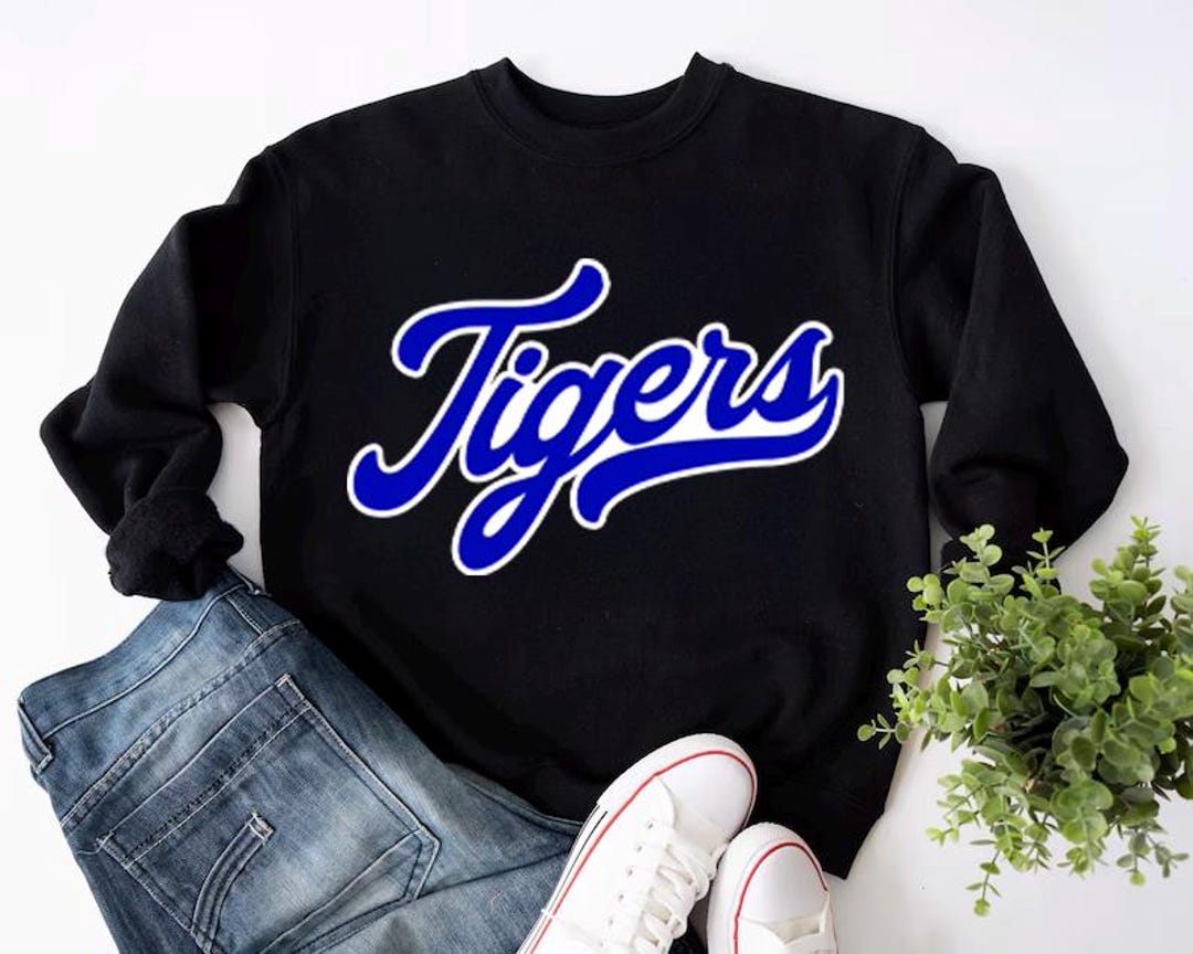 Tigers Blue Cursive PNG | Tigers Digital Download | Tigers PNG - Etsy