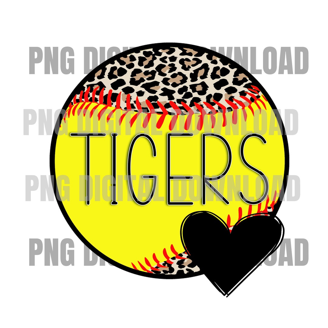 Tigers Softball PNG Tigers Sublimation Design Tigers Digital Download ...