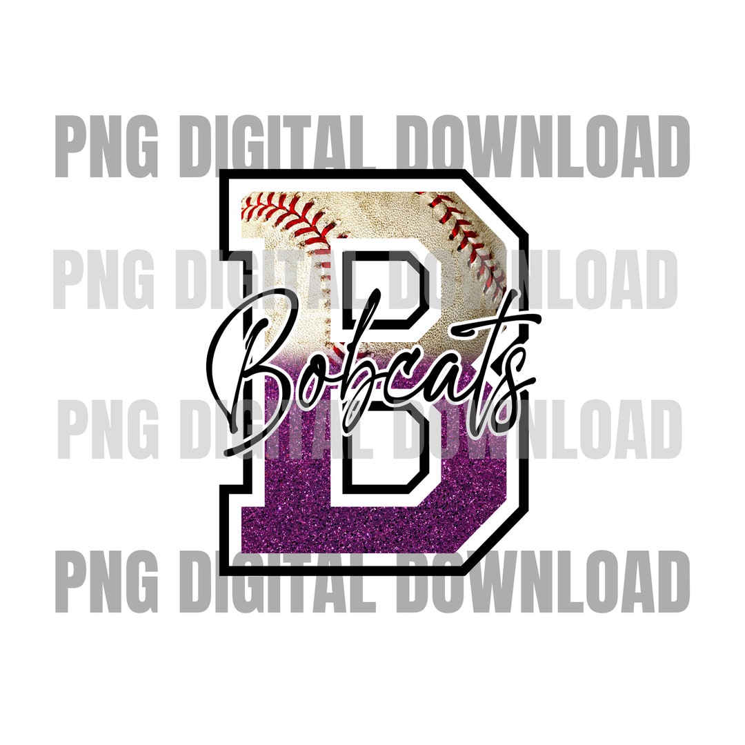 Bobcats Baseball PNG Sublimation Design Sublimation PNG Digital ...