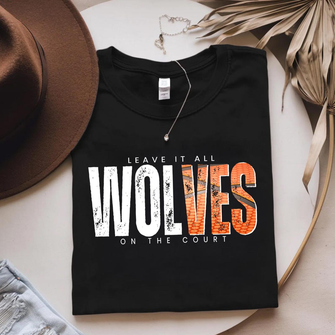Leave It All on the Court Wolves Basketball PNG | Custom Digital ...