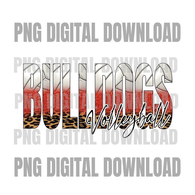Bulldogs Volleyball PNG | Bulldogs Digital Download | Bulldogs PNG - Etsy