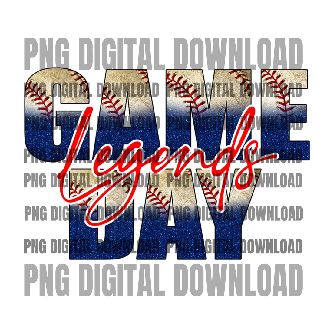 Legends Baseball PNG Sublimation Design Sublimation PNG Digital ...