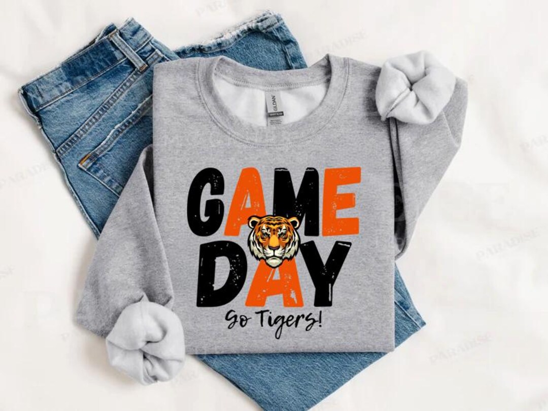 Game Day Tigers PNG | Tigers Digital Download | Tigers PNG | Custom ...