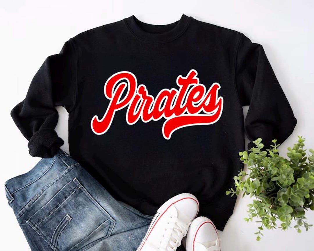 Pirates Red Cursive PNG | School Spirit PNG | Team Mascot Script ...