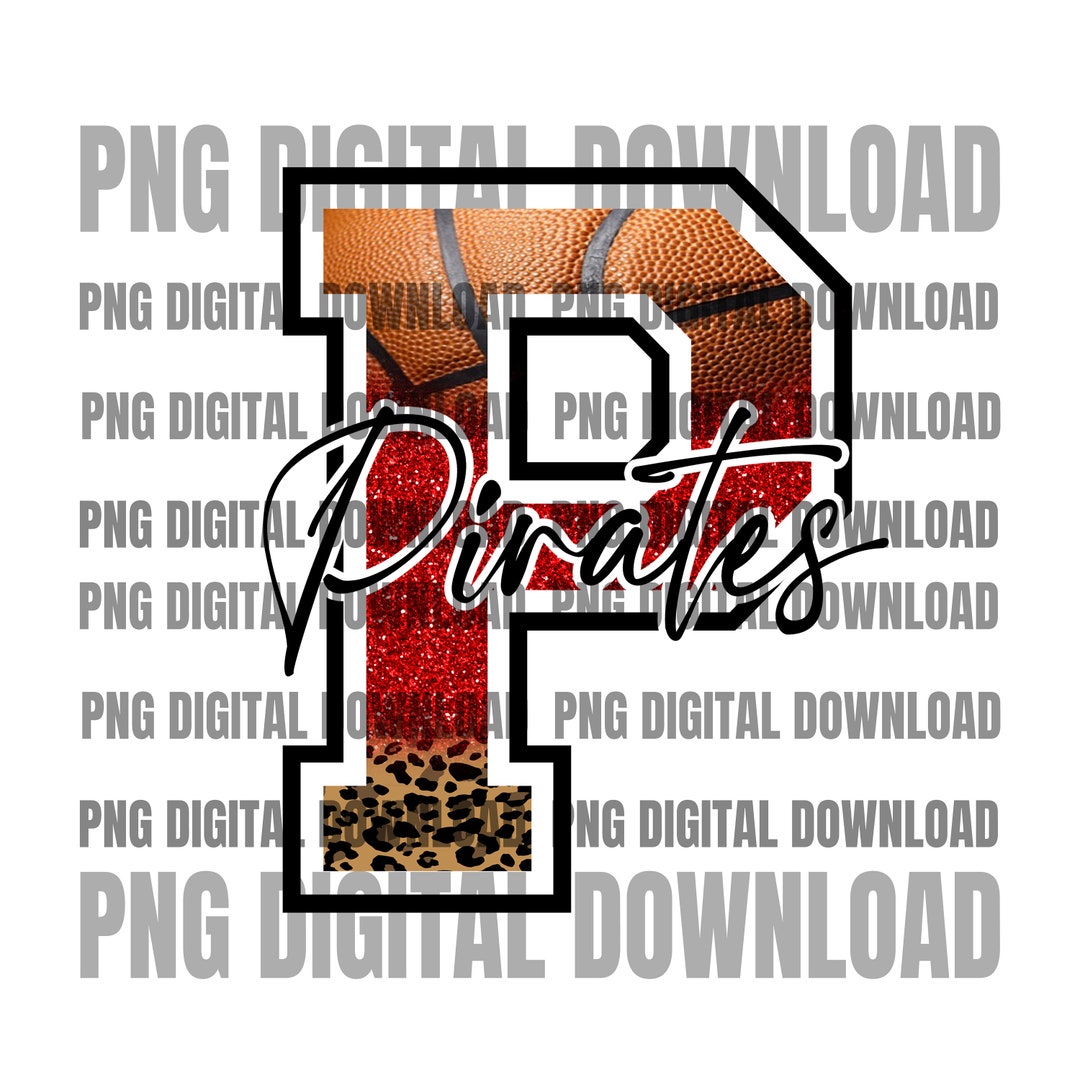 Pirates Basketball PNG | Pirates Digital Download | Basketball | Custom ...