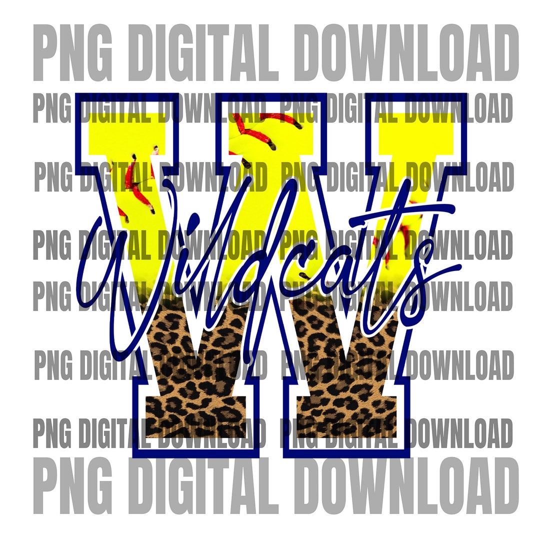 Wildcats Softball PNG | Softball Sublimation Design | Sublimation PNG ...