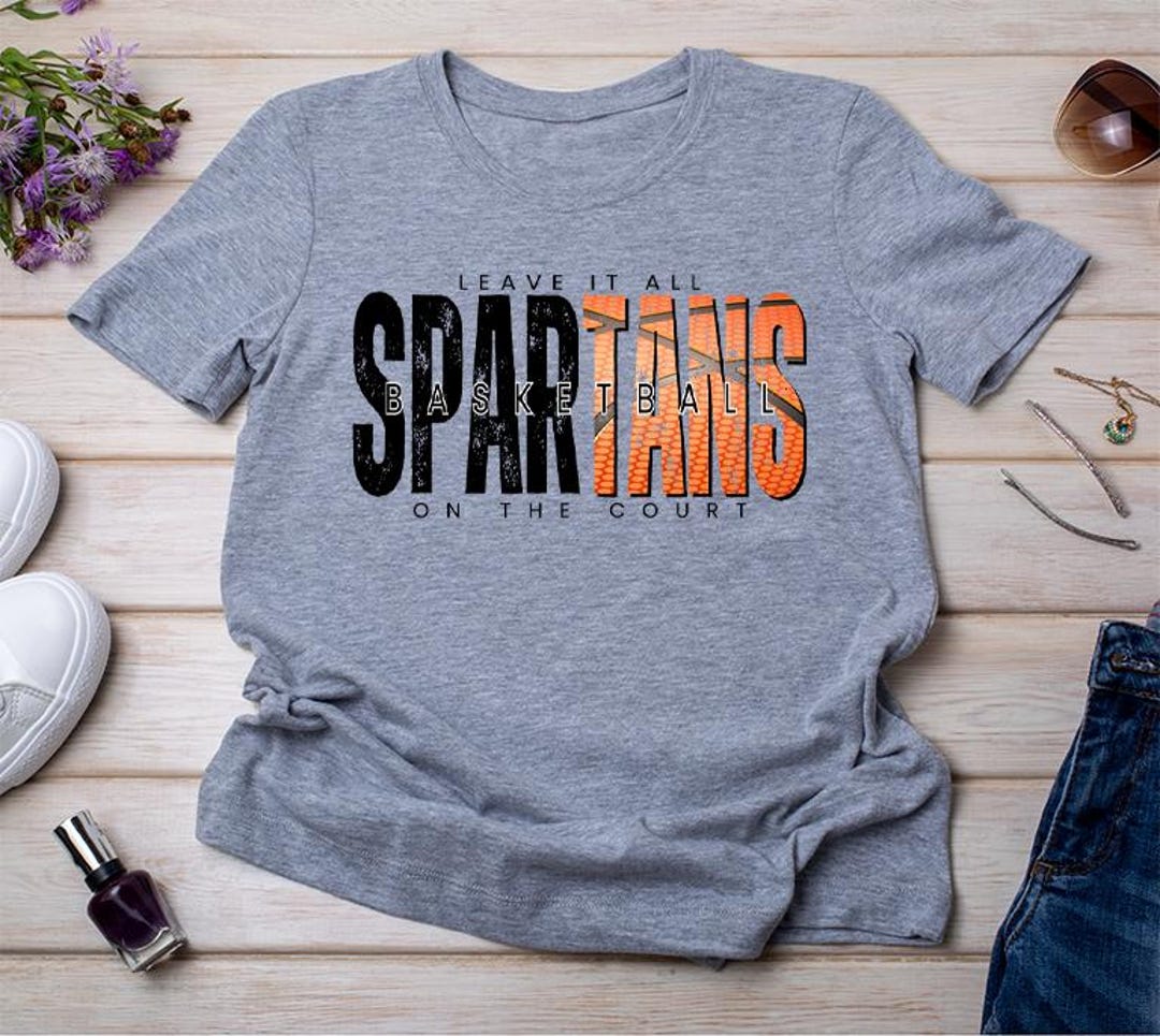 Leave It All on the Court Spartans Basketball PNG | Spartans Digital ...