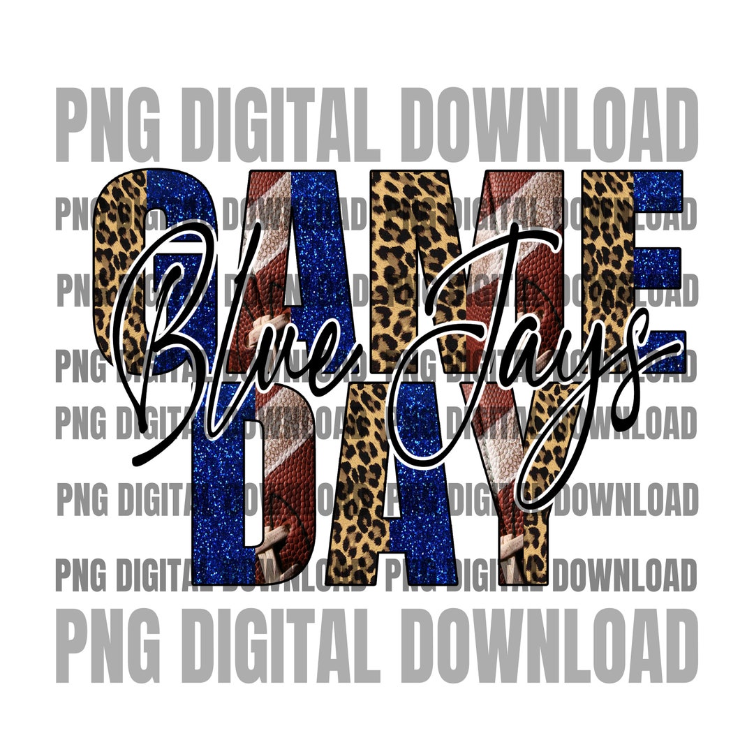 Blue Jays Football PNG Blue Jays Sublimation Design Blue Jays Digital ...