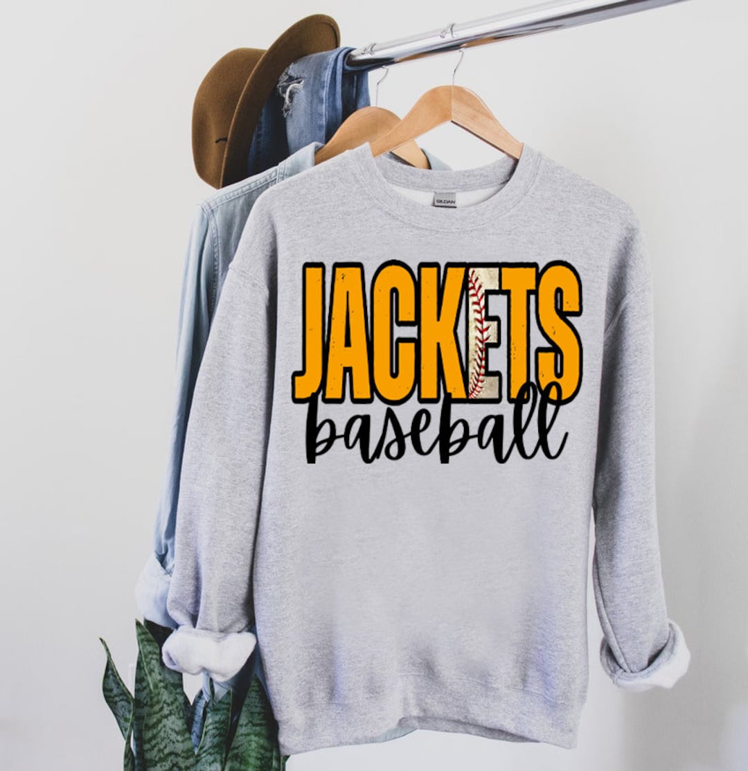 Yellow Jackets Baseball PNG Jackets Digital Download Baseball ...