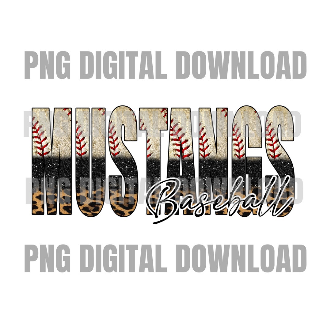 Mustangs Baseball PNG Mustangs Sublimation Design Mustangs Digital ...