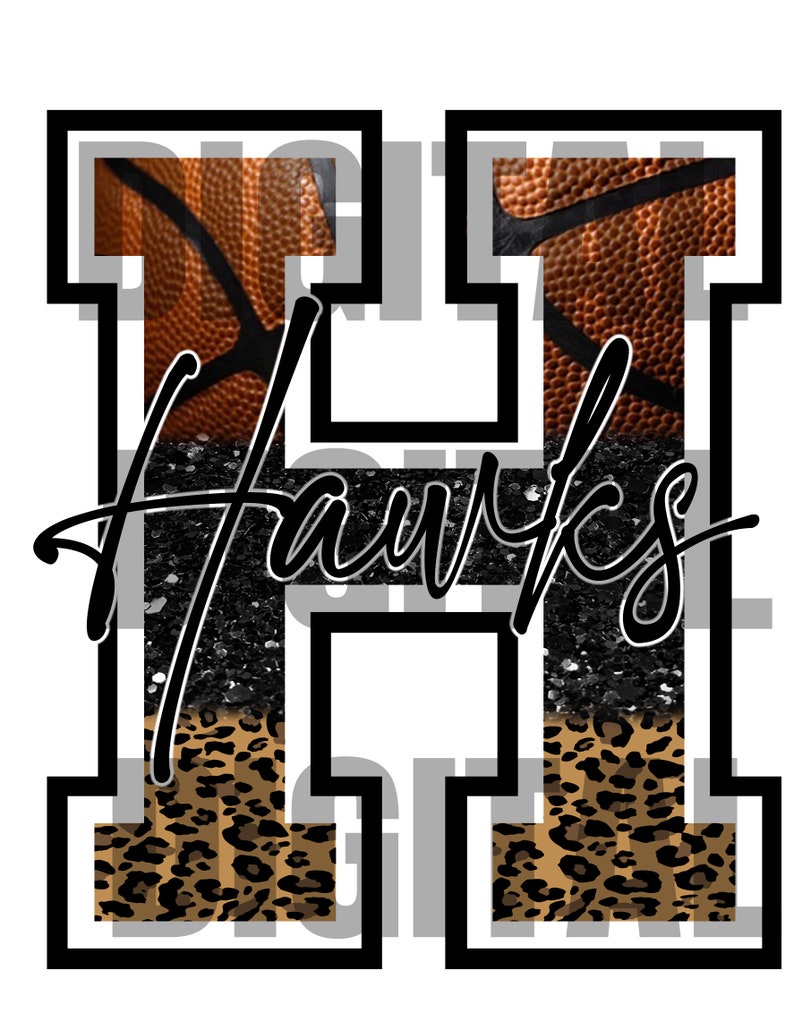 Hawks Basketball PNG | Digital Download | Custom Digital | Hawks PNG - Etsy