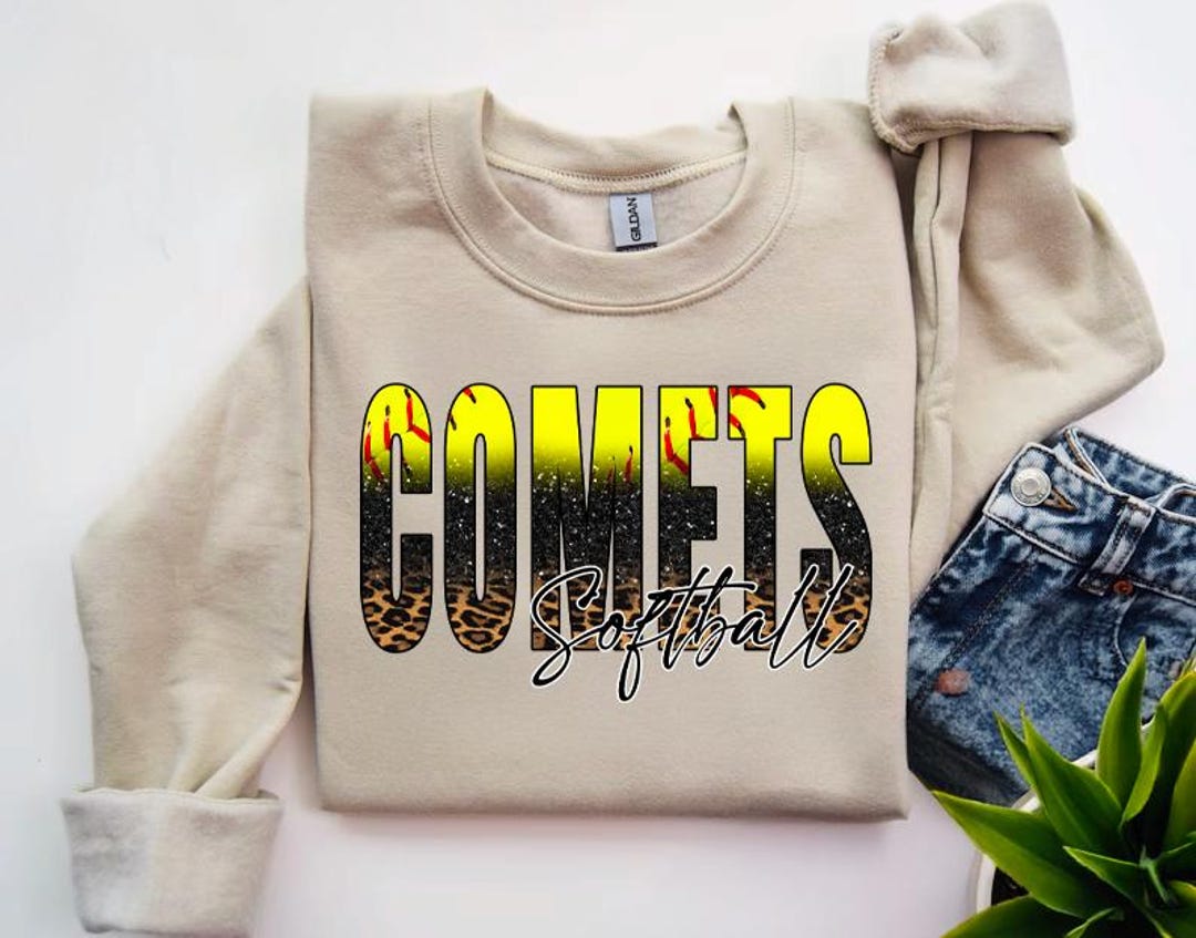 Comets Softball PNG | Custom Digital | Digital Download | Comets PNG - Etsy