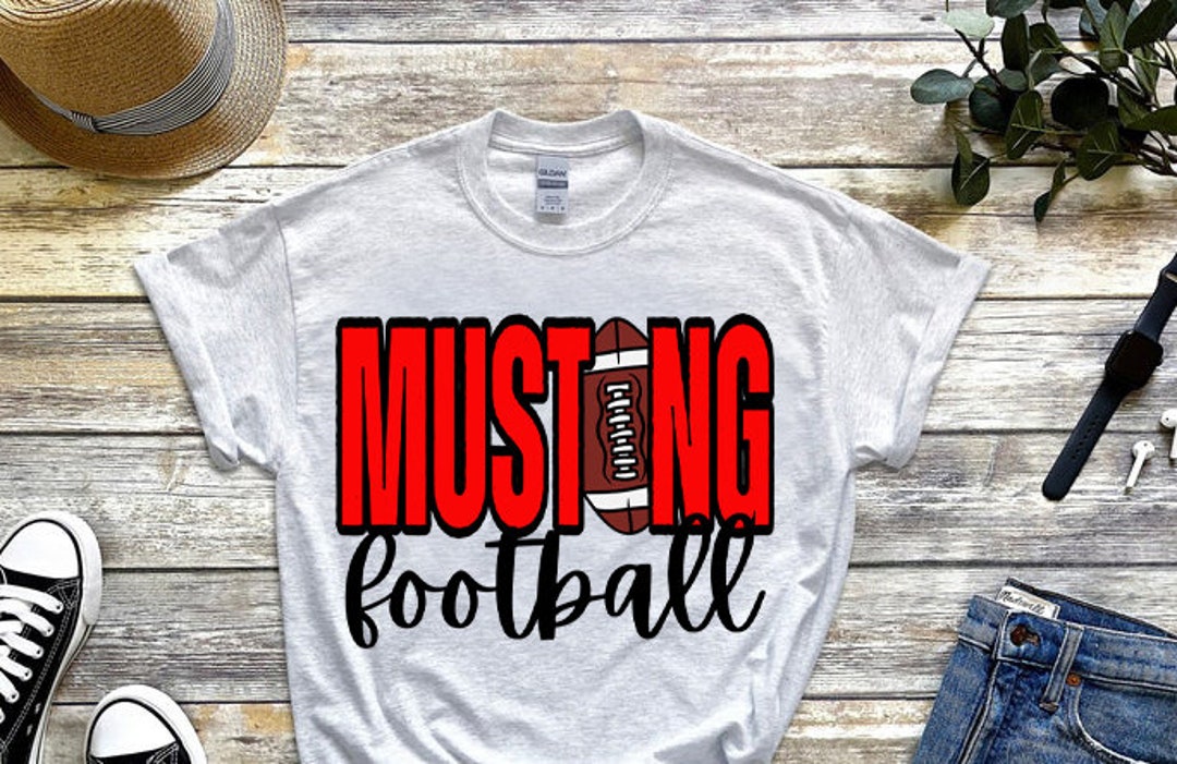 Mustang Football PNG | Digital Download | Sports Sublimation | Mustangs ...