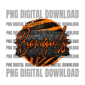 Bengals PNG | Bengals Digital Download | Bengals Football PNG | Bengals ...