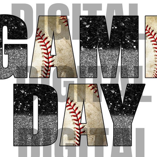 Game Day Baseball PNG Sublimation Design Sublimation PNG - Etsy