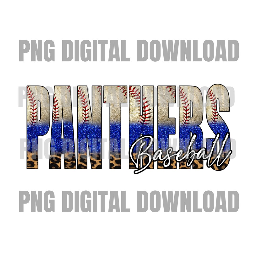 Panthers Baseball PNG Sublimation Design Sublimation PNG Panthers ...