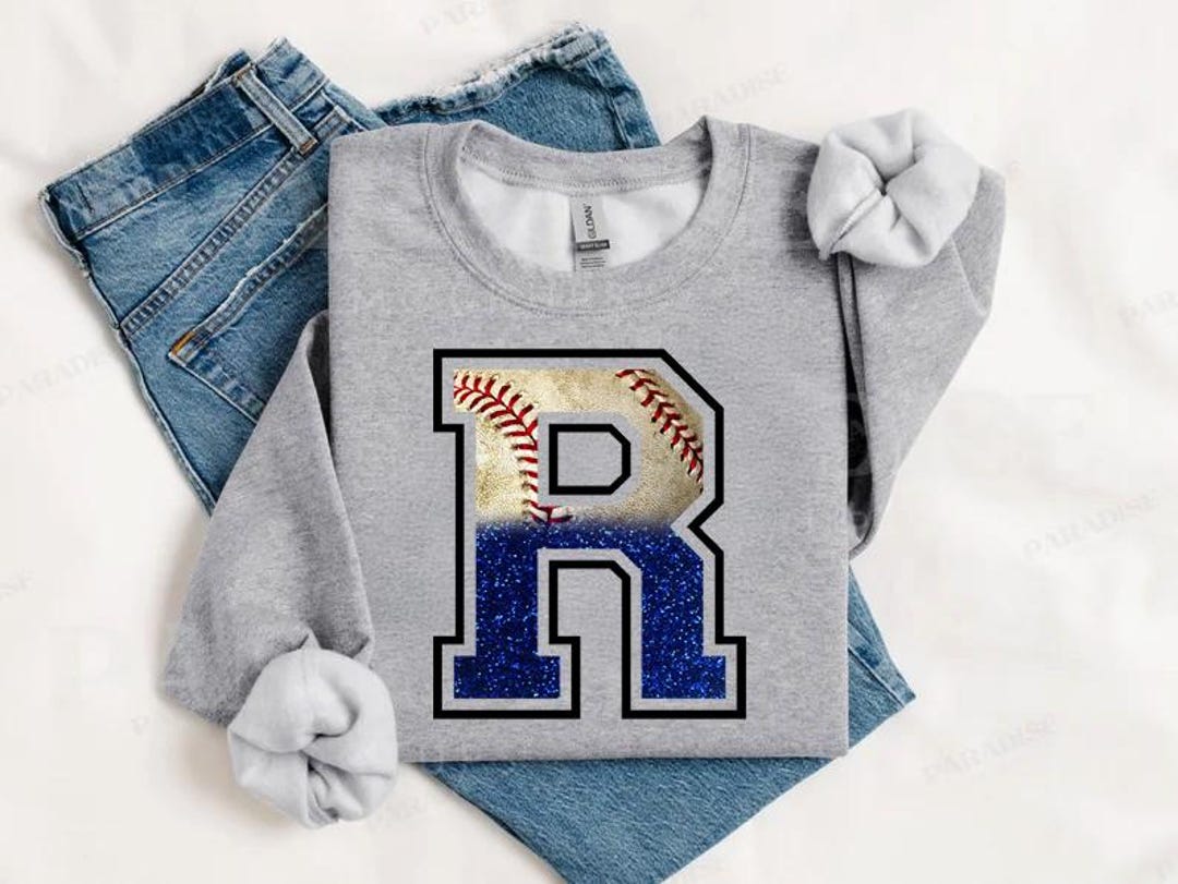 Letter R Baseball Sublimation Design | Sublimation PNG | Digital ...