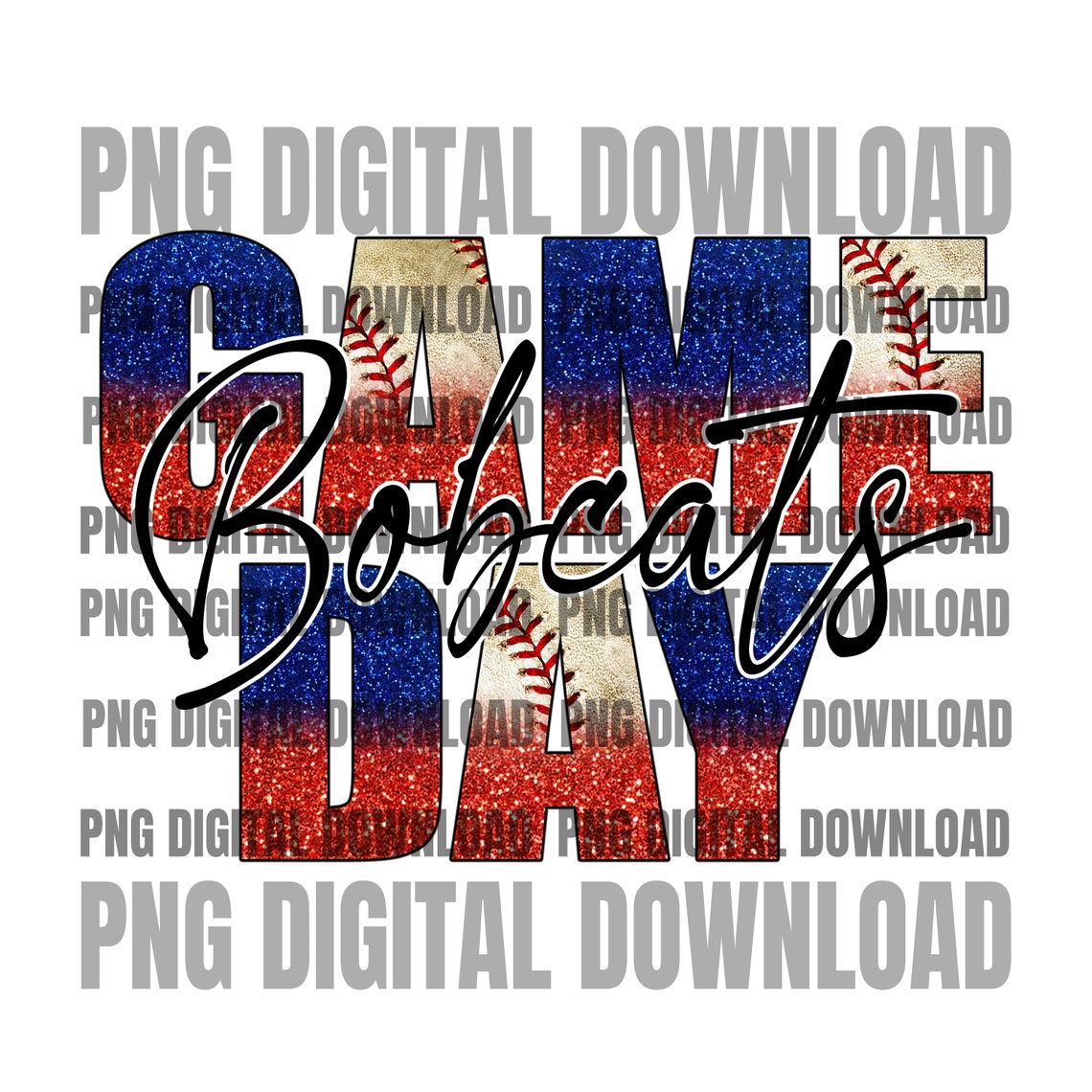 Bobcats Baseball PNG Bobcats Baseball Sublimation Design - Etsy