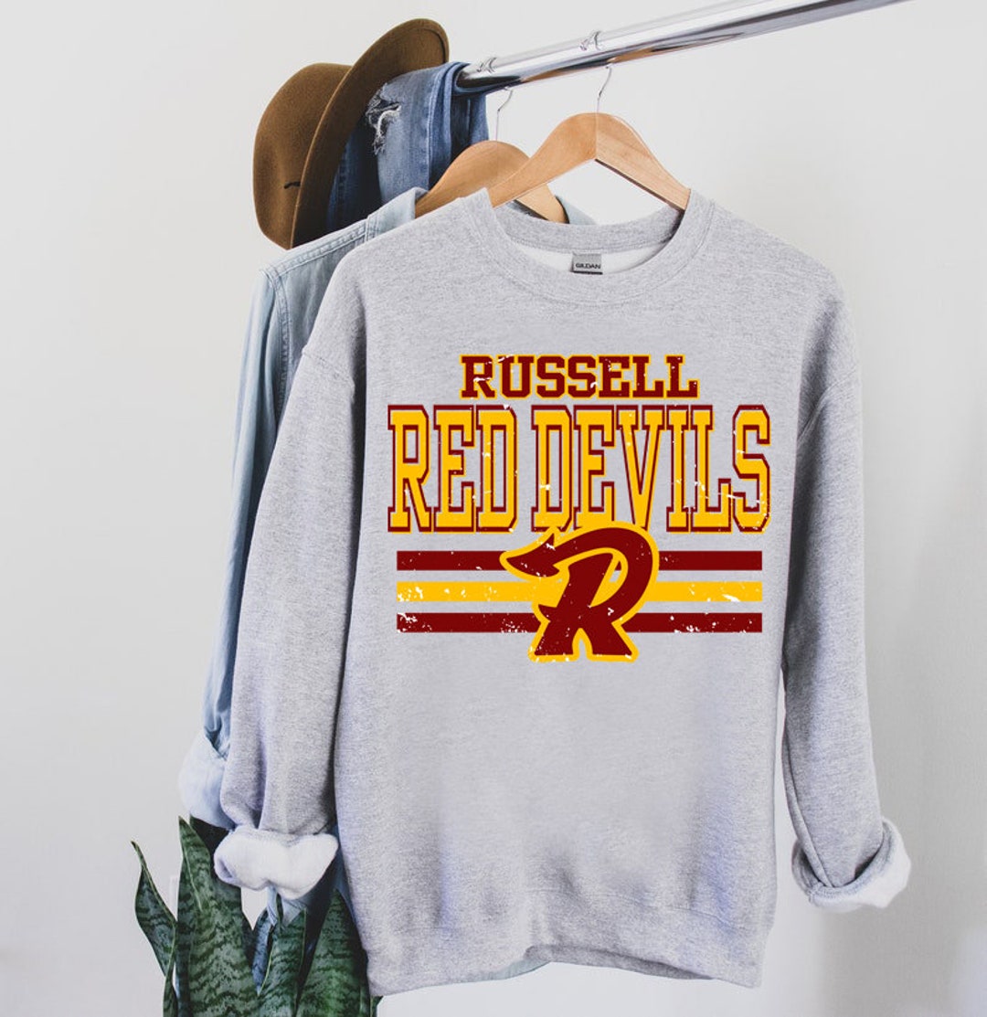 Russell Red Devils Sublimation Design | Sublimation | Digital Download ...