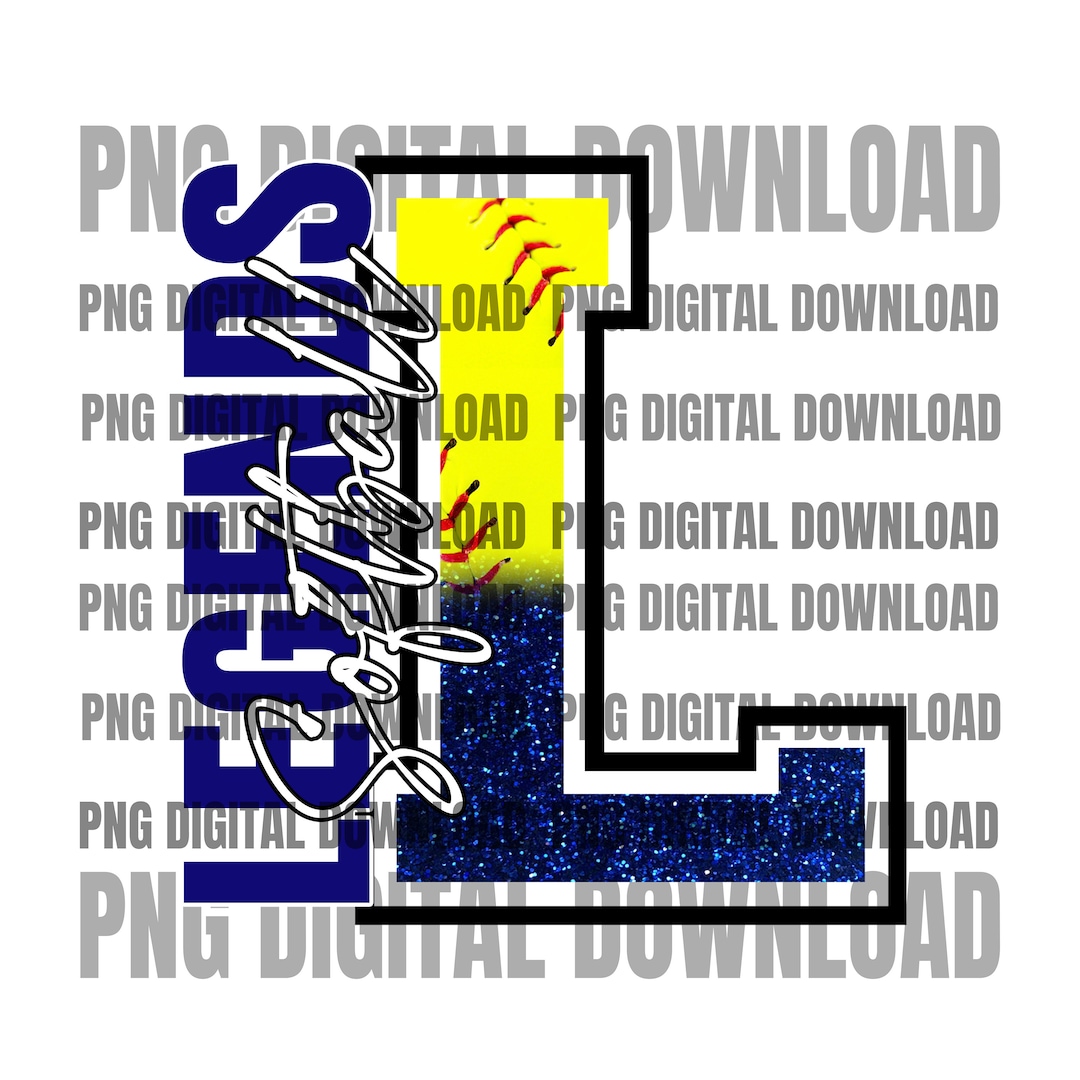 Legends Softball PNG Sublimation Design Sublimation PNG Digital ...