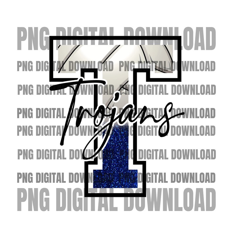 Trojans Volleyball PNG | Trojans Digital Download | Trojans PNG - Etsy