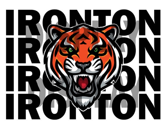 Ironton Tigers Camo basketball sublimation PNG digital download Art ...
