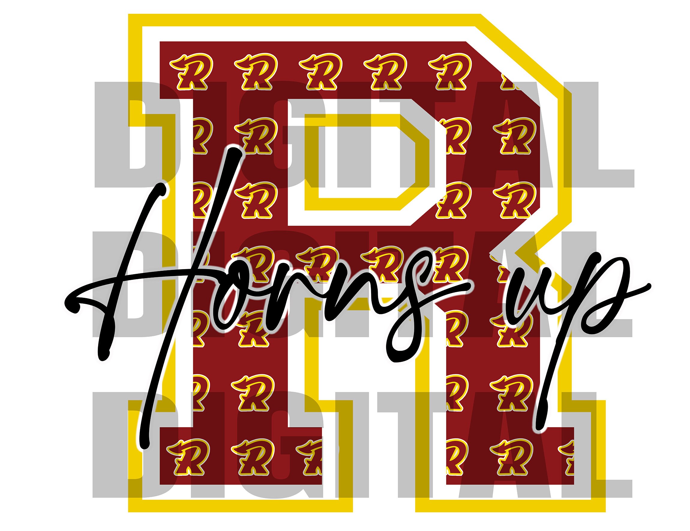Russell Red Devils Png | Digital Download | Custom Digital | Red Devils ...