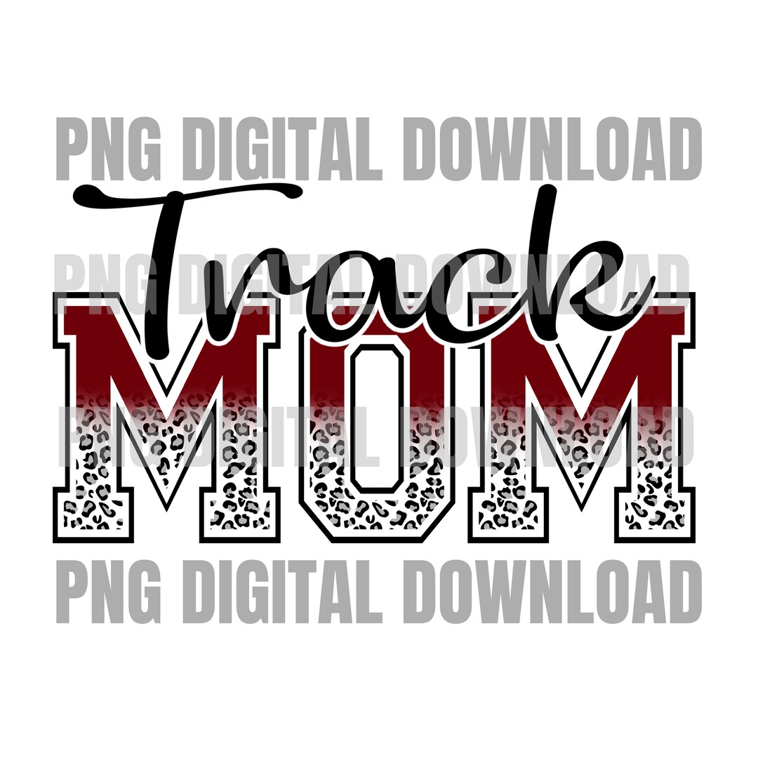 Track Mom PNG | Digital Download | Printable Artwork | Custom Digital ...