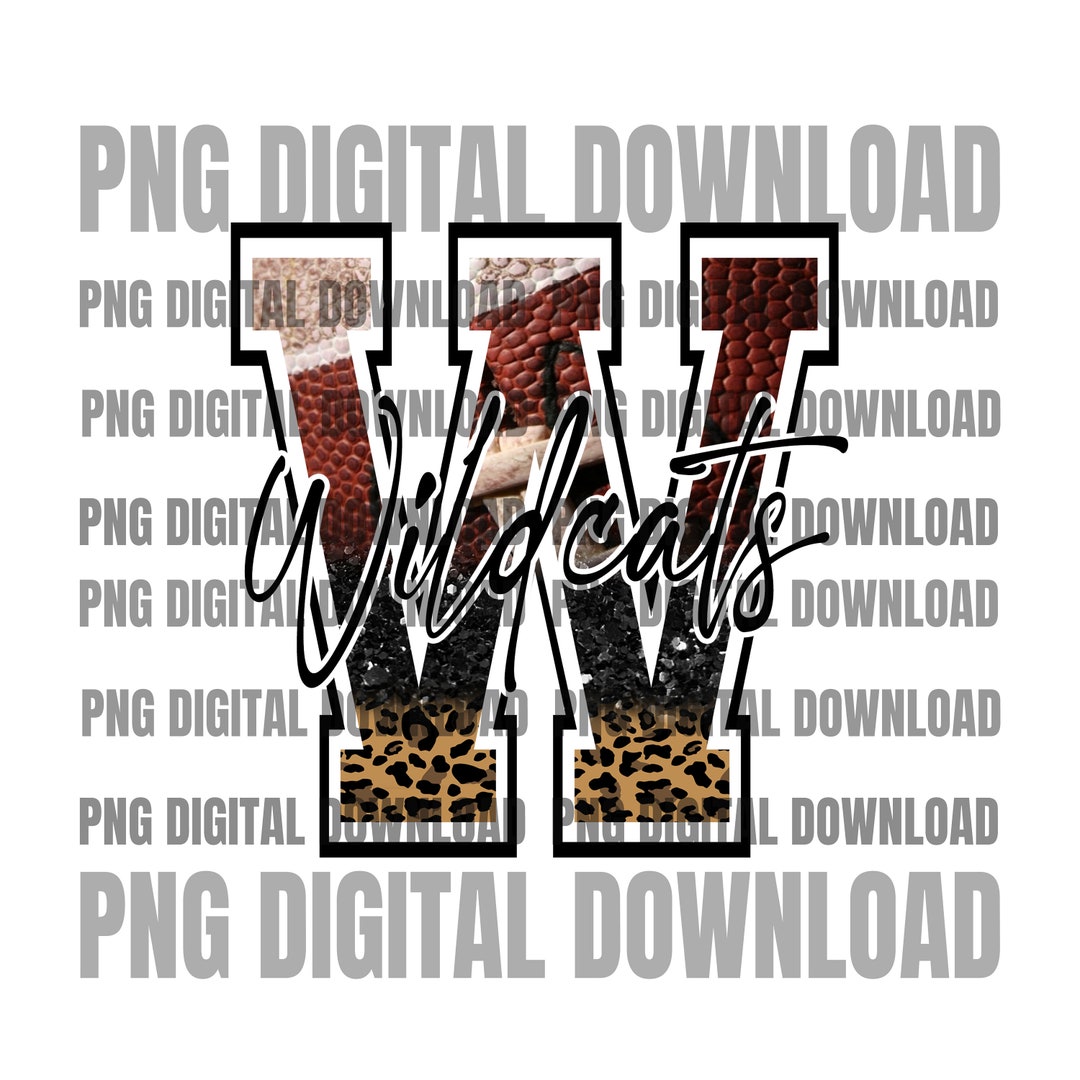 Wildcats Football Sublimation Design Digital Download Wildcats Football ...