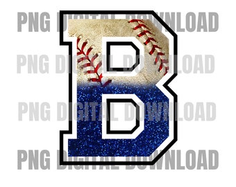 Baseball Blue Png | Etsy