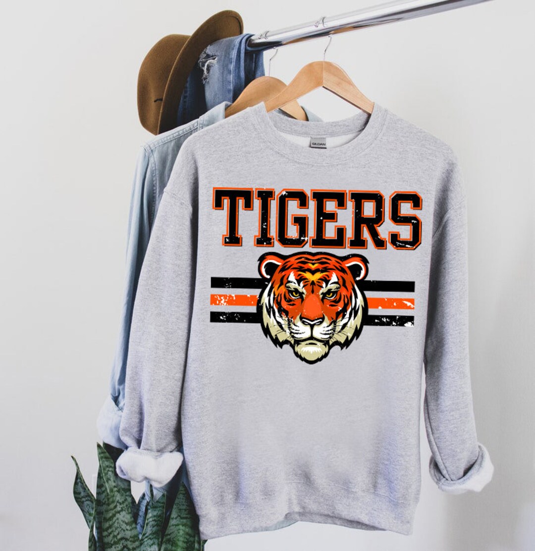 Tigers PNG, Team Mascot Shirt Design, Game Day Sports Graphic, School ...