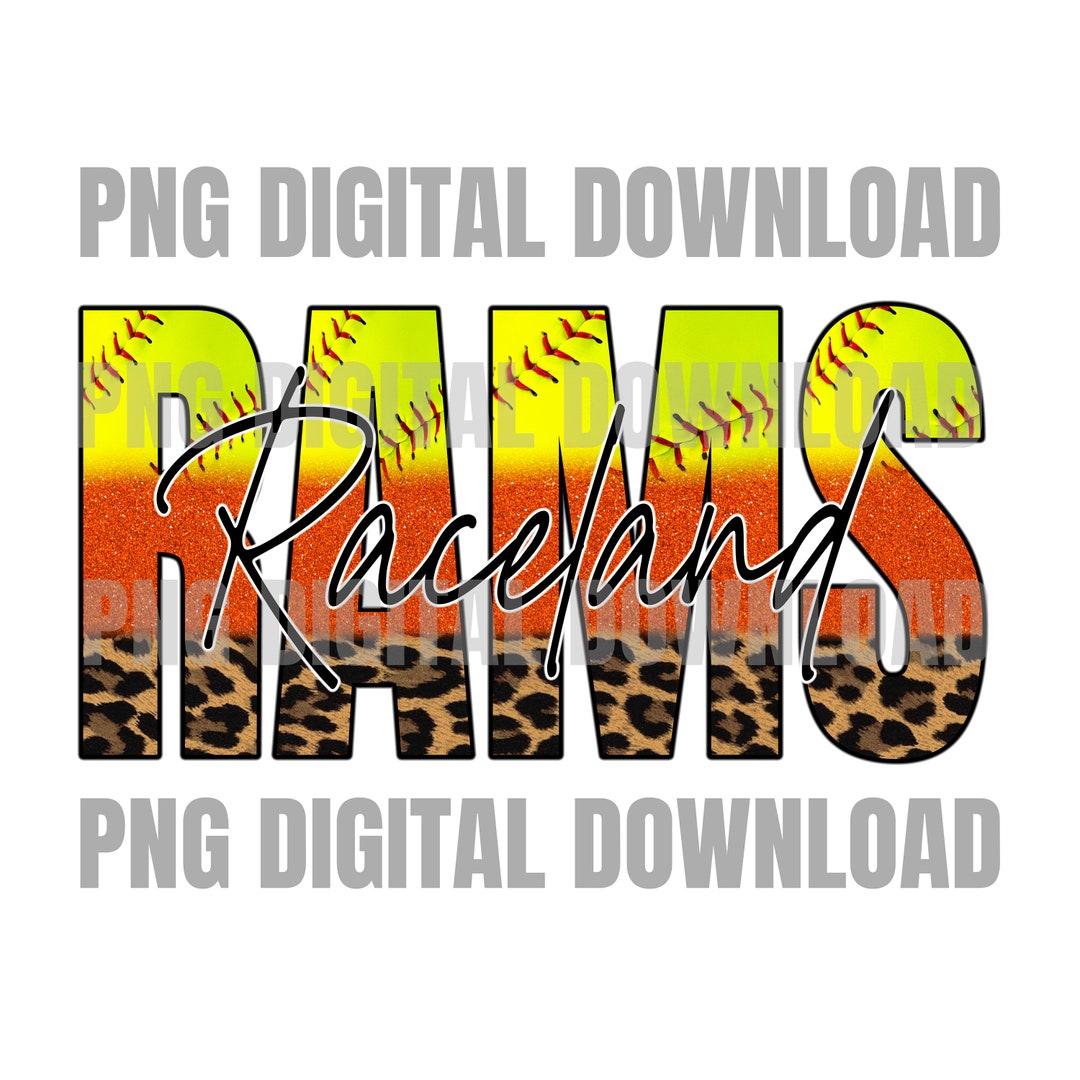 Raceland Softball PNG | Softball Sublimation Design | Sublimation PNG ...