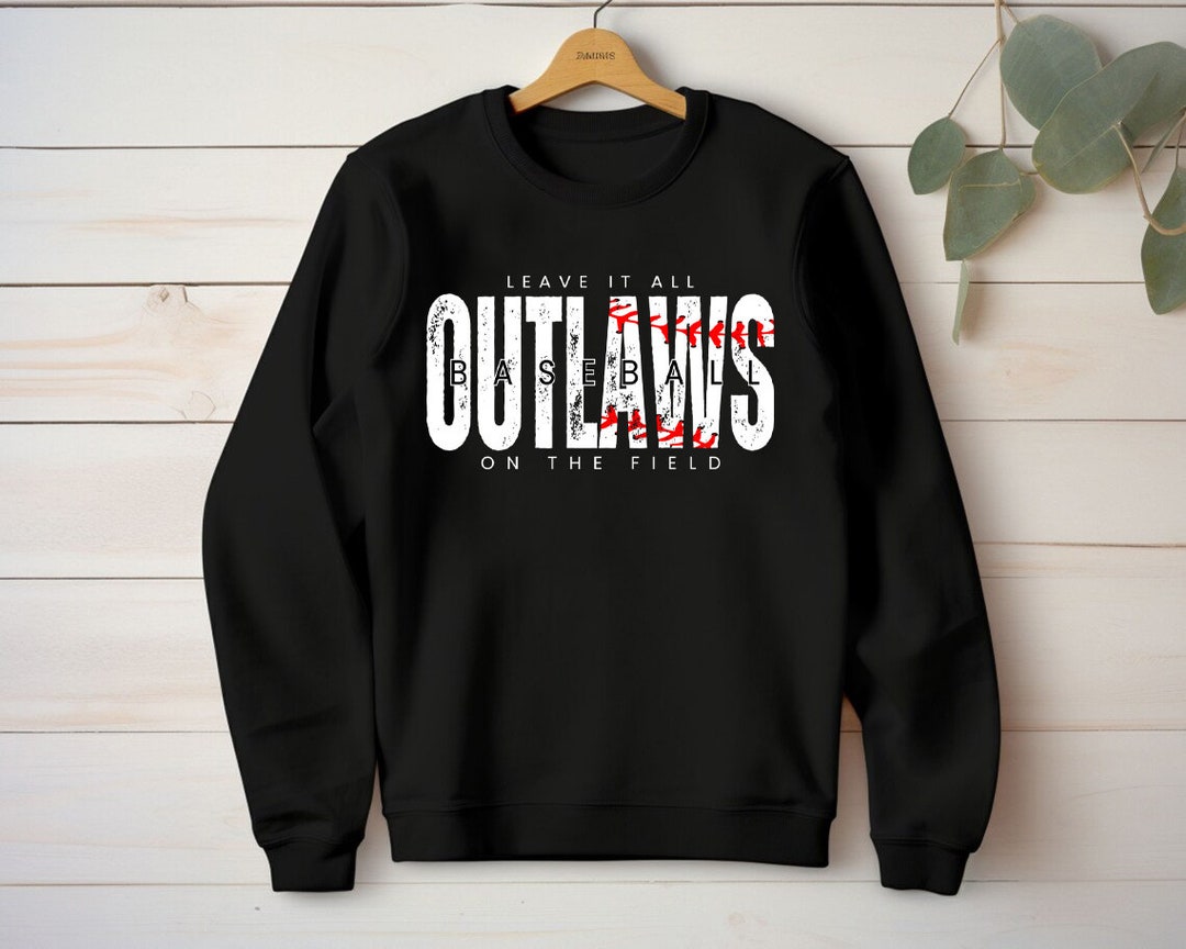 Outlaws Baseball PNG, Team Mascot Shirt Design, Game Day Baseball ...