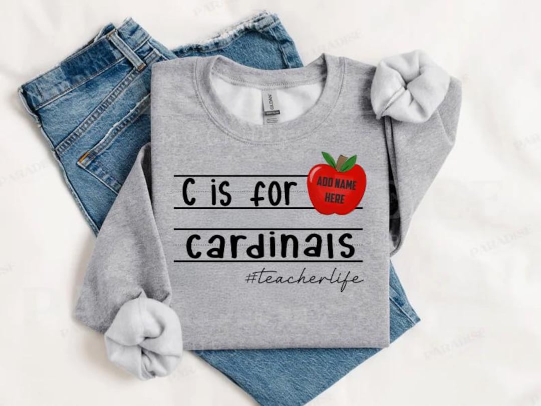 C is for Cardinals | Teacher PNG | Teacher PNG | Back to School Png ...