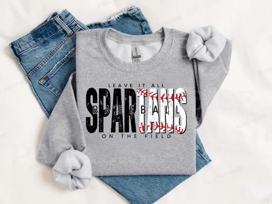 Leave It All on the Field Spartans Baseball PNG | Spartans Digital ...