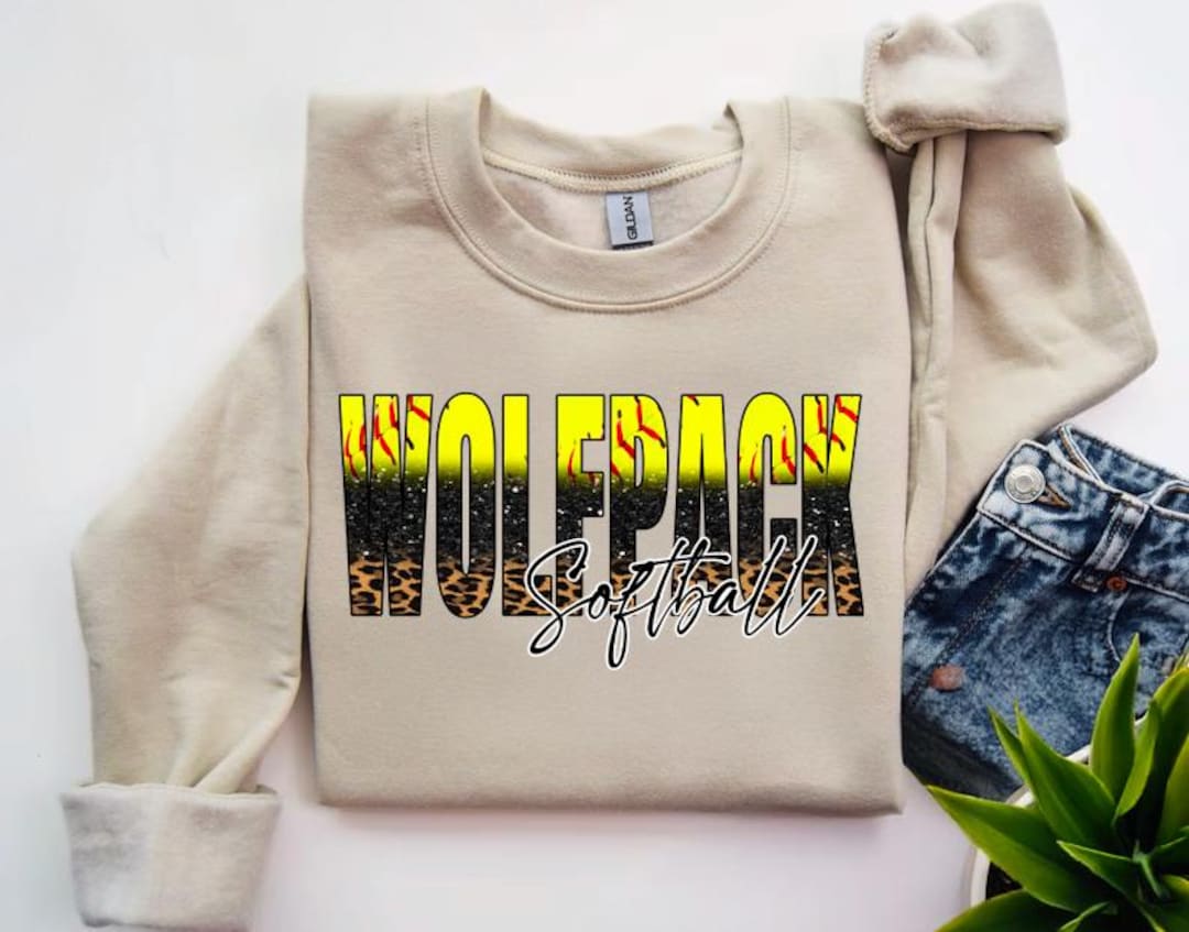 Wolfpack Softball PNG | Custom Digital | Wolfpack PNG - Etsy
