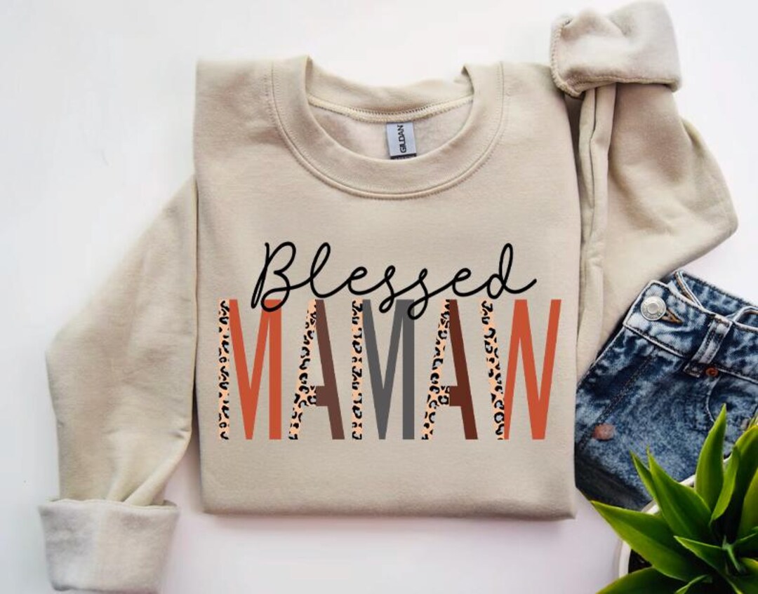 Blessed Mamaw PNG | Digital Download | Printable Artwork | Custom ...