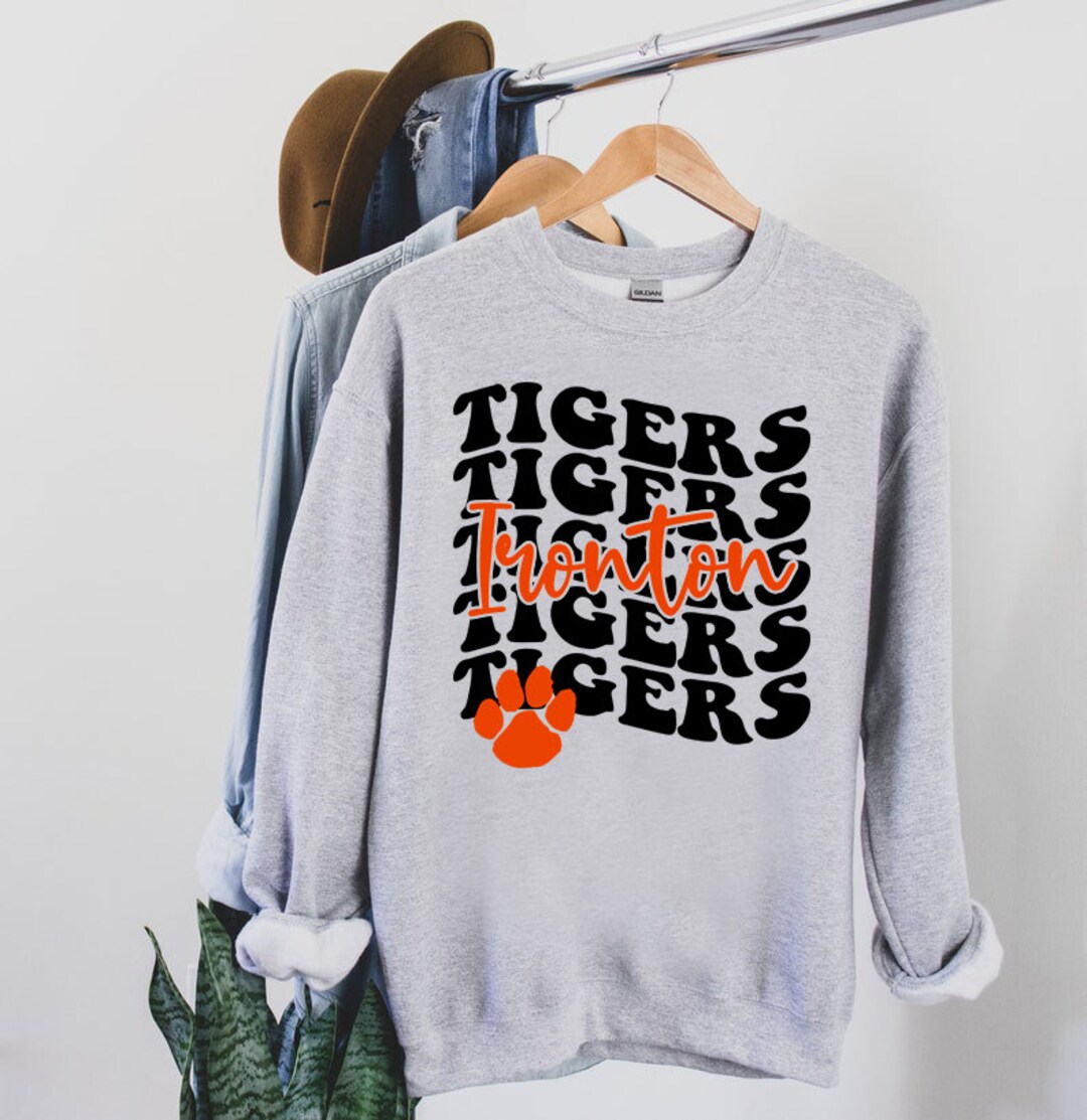 Ironton Tigers PNG, Team Mascot Shirt Design, Game Day Sports Graphic ...